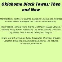 Oklahoma's Black Towns - The Community Voice