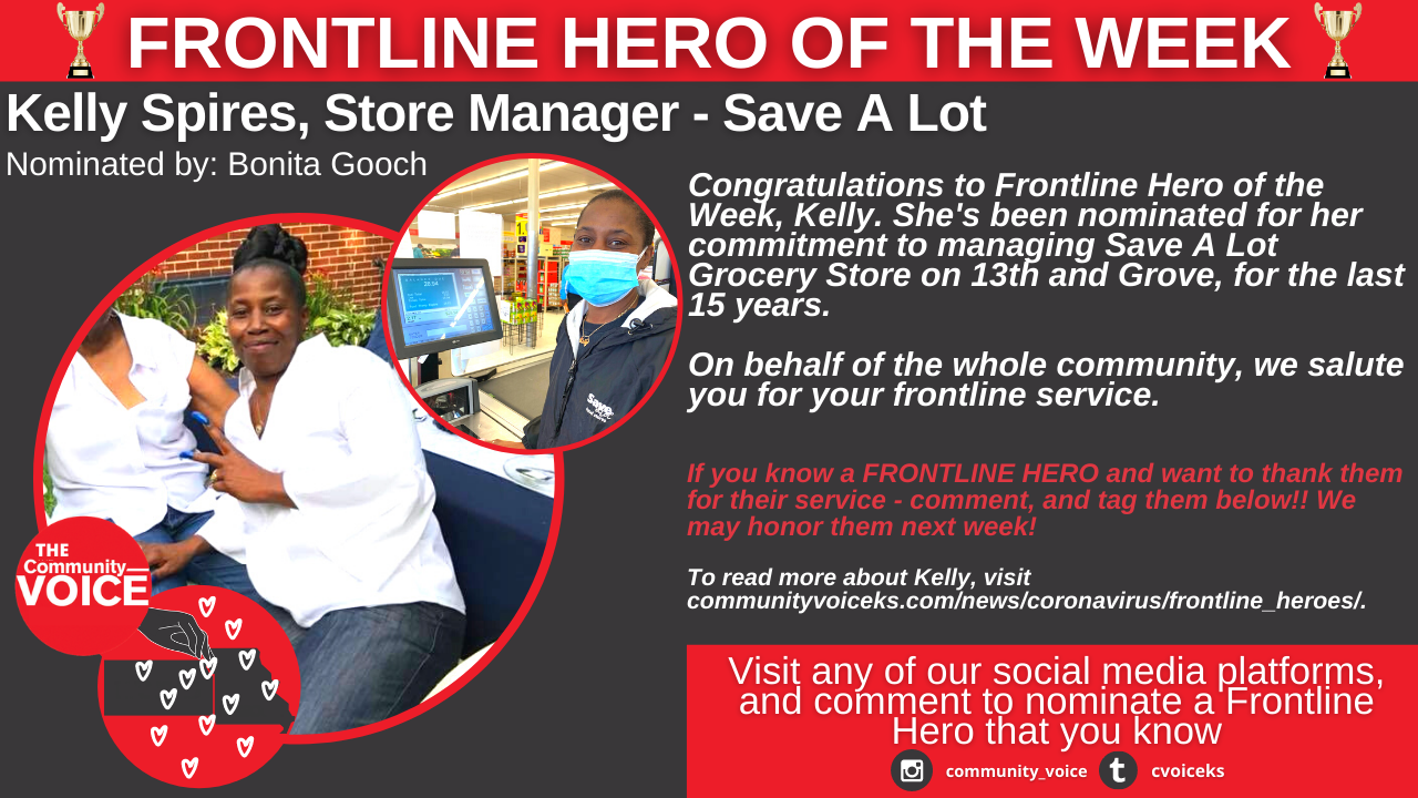 Frontline Hero of the Week: Kelly Spires - The Community Voice